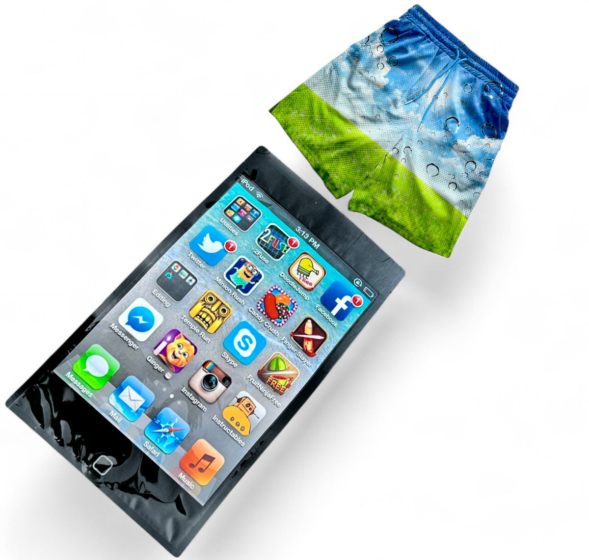 iOS Frutiger Aero Shorts 🌻🖼️ – UNJUST JEWELRY